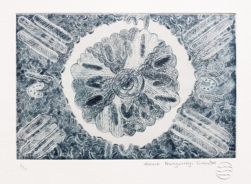 Alma Nungarrayi Granites – “Karnta Jukurrpa” – Art and Tracks